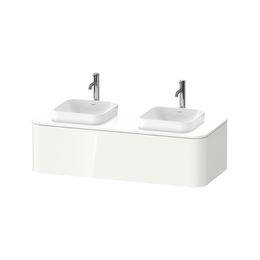 Duravit Waschtischunterschrank o. ES Happy D.2 Plus 35,4x130cm, 1 Ausz., BP b, we. Hochglanz (HP4943B22220010)