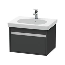 Duravit Waschtischunterschrank Ketho 60x45,5cm, graph m, 1 Ausz., wandh&auml;ngend (KT667004949)