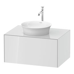 Duravit Waschtischunterschrank o. ES White Tulip 75,1x35x 41cm, boden, wei&szlig; Hochglanz (WT4975085850010)