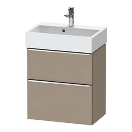 Duravit Waschtischunterschrank D-Neo Compact 58,4x37,2xcm, 1 Kast, 1 A, chr/Leinen (DE4329010750000)