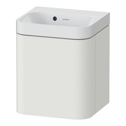 Duravit M&ouml;belwaschtisch Happy D.2 Plus 40x36cm, 1 T, An r, o HL, Nord we s-matt (HP4344N39390000)