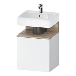 Duravit Waschtischunterschrank Qatego 49x42x64,5cm, 1 T, T. li, Ei Marmor/w ma (QA4077L55180000)