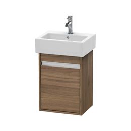 Duravit Waschtischunterschrank Ketho 40x32x55cm, wandh&auml;ngend, T re, nussbaum natur (KT6630R7979)