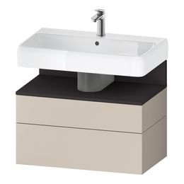 Duravit Waschtischunterschrank Qatego 79x47x59cm, gra m/ta m, 1 Kast, 1 Ausz. (QA4394080830000)