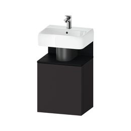 Duravit Waschtischunterschrank Qatego 44x35x64,5cm, 1 T, T r, E schw/grap matt (QA4076R16800000)