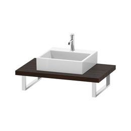 Duravit Konsole L-Cube 80-200x55cm, 1 AS, St&auml; 4.5cm, Nussb geb. (LC102C06969)