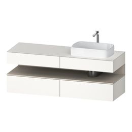 Duravit Waschtischunterschrank Qatego 160x55x60cm, T m/we m, Pl, Beck. re (QA4778083840000)