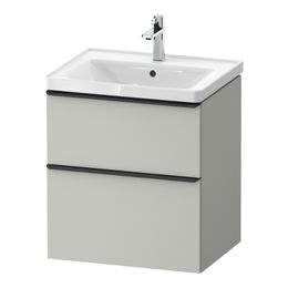 Duravit Waschtischunterschrank D-Neo 58,4x45,2x62,5cm, 1 Kast, sw/gr ma (DE43590BD070000)