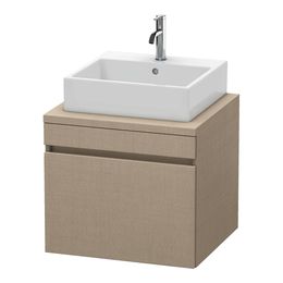 Duravit Waschtischunterschrank DuraStyle 60x54,8cm, leinen, f&uuml;r Konsole, 1 Auszug (DS531007575)