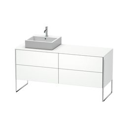 Duravit Waschtischunterschrank XSquare 160x54,8x77,8cm, 4 AZ, st, B li, we m (XS4924L1818)