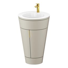 Duravit Waschtischunterschrank c-bonded Set Starck 1 56x86,4x60,5cm, st, G g pol., Tau s-matt (S19513O34600000)