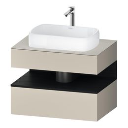 Duravit Waschtischunterschrank Qatego 80x55x60cm, E sw/tau m, Pl, 1 Schubkast. (QA4730016830000)