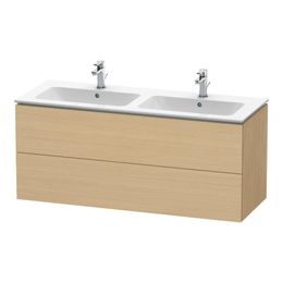 Duravit Waschtischunterschrank L-Cube 129x48,1x55cm, 2 Schubk., wandh&auml;ngend, Ei Nat (LC625803030)