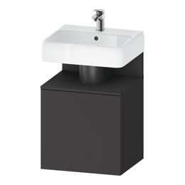 Duravit Waschtischunterschrank Qatego 49x42x64,5cm, 1 T., T. li, Graphit matt (QA4077L49490000)