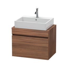 Duravit Waschtischunterschrank Com DuraStyle 70x47,8cm, Nussb Nat, f Kons, 1 Auszug (DS530107979)