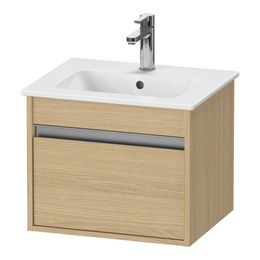 Duravit Waschtischunterschrank Ketho Compact 50x41,2x41cm, 1 Ausz., wandh&auml;ngend, Ei natur (KT640403030)
