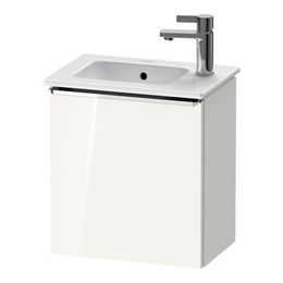Duravit Waschtischunterschrank D-Neo 41x27,4x44cm, 1 T, Anschl re, chr/we hgl (DE4259R10220000)