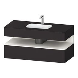 Duravit Einbauwaschtisch-M&ouml;bel-Set Qatego 120x55x60cm, w m/Gr m, Kon-WTU, Nischenb (QA4787084800010)