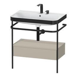 Duravit M&ouml;belwaschtisch-Kombi Happy D.2 Plus 77,5x49cm, 2 HL, T m, m Konso, 1 Lad (HP4742E6060)