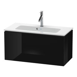 Duravit Waschtischunterschrank Compact L-Cube 82x39,1cm, sw hgl, 1 Auszug, wandh&auml;ngend (LC615704040)