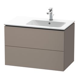 Duravit Waschtischunterschrank L-Cube 82x48,1x55cm, 2 SBK, Beck. re, bas. ma (LC629204343)