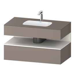 Duravit Einbauwaschtisch-M&ouml;bel-Set Qatego 100x55x60cm, w m/ba m, Kon-WTU, Nischenb (QA4786084430010)