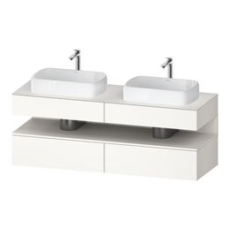 Duravit Waschtischunterschrank Qatego 160x55x60cm, w m, Pl, B beids., Nischenb (QA4779084840010)