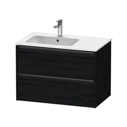 Duravit Waschtischunterschrank Ketho.2 81x48x54,9cm, f WT m Beck. li, Ei sw (K25267016160000)