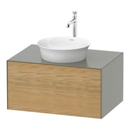 Duravit Waschtischunterschrank White Tulip 80x55cm, E N m/StG m, 1 AZ, 1 Pl, wandh&auml;ngend (WT49750H592)