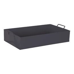 VARIOFIT abnehmbare Wanne f&uuml;r Tischwagen RAL 7016 anthrazitgrau (gsw-600.507/AG)