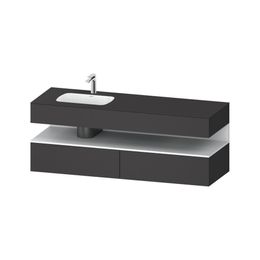 Duravit Einbauwaschtisch-M&ouml;bel-Set Qatego 160x50x60cm, Kon-WTU, B li, we m/Grap ma (QA4795018490000)