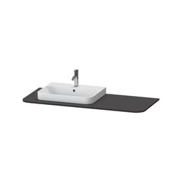Duravit Waschtisch-Konsole Happy D.2 Plus 130x55cm, m 1 AS, Beck. li, graph matt (HP031KL8080)
