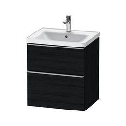 Duravit Waschtischunterschrank D-Neo 58,4x45,2x62,5cm, 1 Kast, ES geb/Ei sw (DE4359070160000)