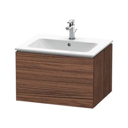 Duravit Waschtischunterschrank L-Cube 62x48,1cm, Nussb dkl., 1 Ausz., wandh&auml;ngend (LC614002121)