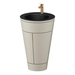 Duravit Waschtischunterschrank c-bonded Set Starck 1 56x86,4x60,5cm, st, IB, G b ge, T s-matt (S19514O04600010)