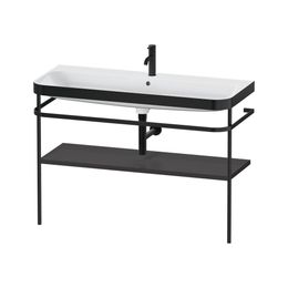 Duravit M&ouml;belwaschtisch-Kombi Happy D.2 Plus 117,5x49cm, m Konsole, 1 HL, graph matt (HP4739O80800000)