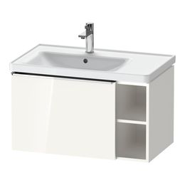 Duravit Waschtischunterschrank D-Neo 78,4x45,2cm, 1 A, Beck. li, chr/we hgl (DE4258010220000)