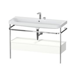 Duravit M&ouml;belwaschtisch-Kombi Happy D.2 Plus 117,5x49cm, m Kons, 1 Lad, 2 HL, w m (HP4844E36360000)