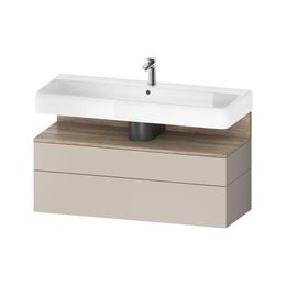 Duravit Waschtischunterschrank Qatego 119x47x59cm, E Ma/t m, 1 Kast, 1 Ausz. (QA4396055910000)