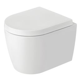 Duravit Wand-WC, Tiefsp&uuml;ler Com Me by Starck 37x48cm, 4,5 l, riml, w s-matt HygGlaze (253009AC00)