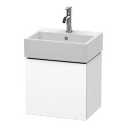 Duravit Waschtischunterschrank L-Cube 43,4x34,1x40cm, wandh&auml;ngend, T&uuml;r re, wei&szlig; matt (LC6245R1818)