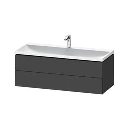 Duravit M&ouml;bel-Set L-Cube 120x48x48cm, m HL, graph ma, 2 Schub. (LC6953O49490000)