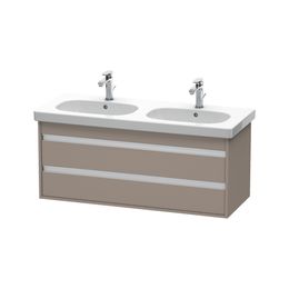 Duravit Waschtischunterschrank Ketho 115x45,5cm, bas. ma, 2 Schubk., wandh&auml;ngend (KT664904343)