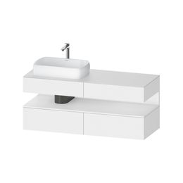 Duravit Waschtischunterschrank Qatego 140x55x60cm, w m, Pl, Beck. li, Nischenb (QA4765018180010)
