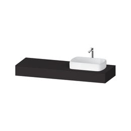 Duravit Konsole Qatego 160x55x17cm, gra m, 1 Ausschn, Beck. re (QA4807080800000)