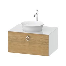 Duravit Waschtischunterschrank o. ES White Tulip 40,8x80x 55, 1 A, m G, E N mas/wei&szlig; hgl (WT49800H5850010)