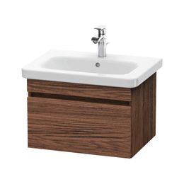 Duravit Waschtischunterschrank DuraStyle 58x44,8cm, Nussb dkl., 1 Ausz., wandh&auml;ngend (DS638002121)