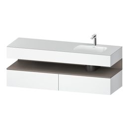 Duravit Einbauwaschtisch-M&ouml;bel-Set Qatego 160x50x60cm, Kon-WTU, B, B r, ba m/we ma (QA4796043180010)