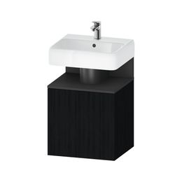 Duravit Waschtischunterschrank Qatego 49x42x64,5cm, 1 T, T re, graph m/Eich sw (QA4077R49160000)
