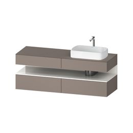 Duravit Waschtischunterschrank Qatego 160x55x60cm, w g/b m, Pl, Beck. re (QA4778022430000)